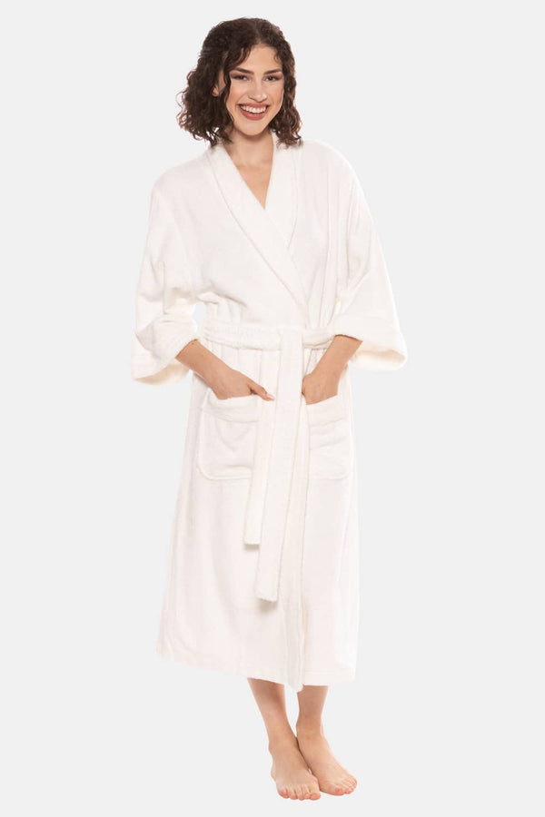 Texere Women's Bathrobe | Terry Cloth Long Robes | Fishers Finery
