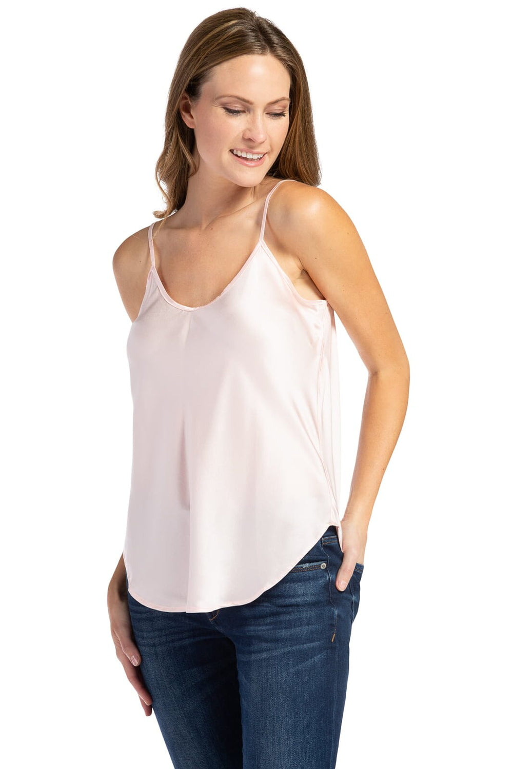 Silk Camisole | 100% Mulberry Silk Cami | Thin Straps | Fishers Finery