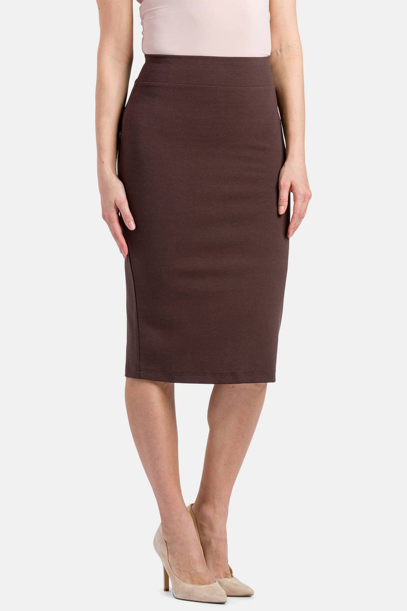 Work Skirts | Ponte Knit Midi Pencil Skirts | Fishers Finery