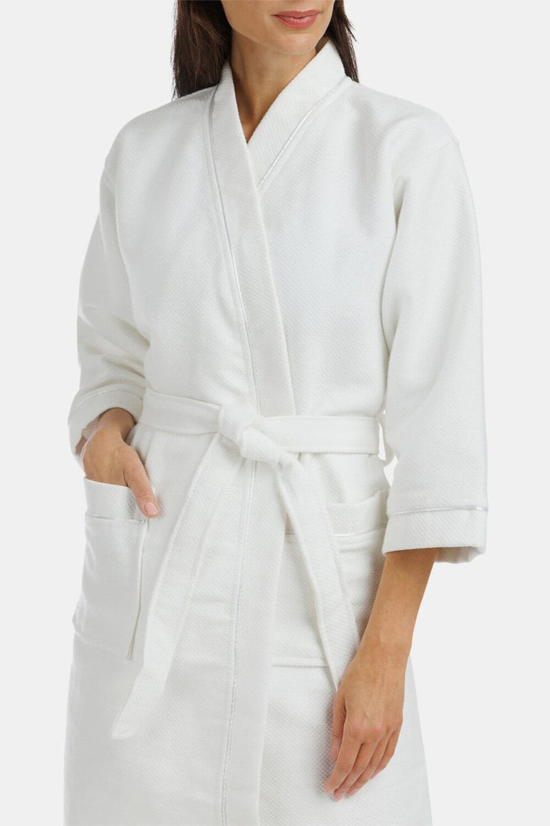 Women's Robes | Modal-Cotton Kimono Style Spa Robe | Fishers Finery