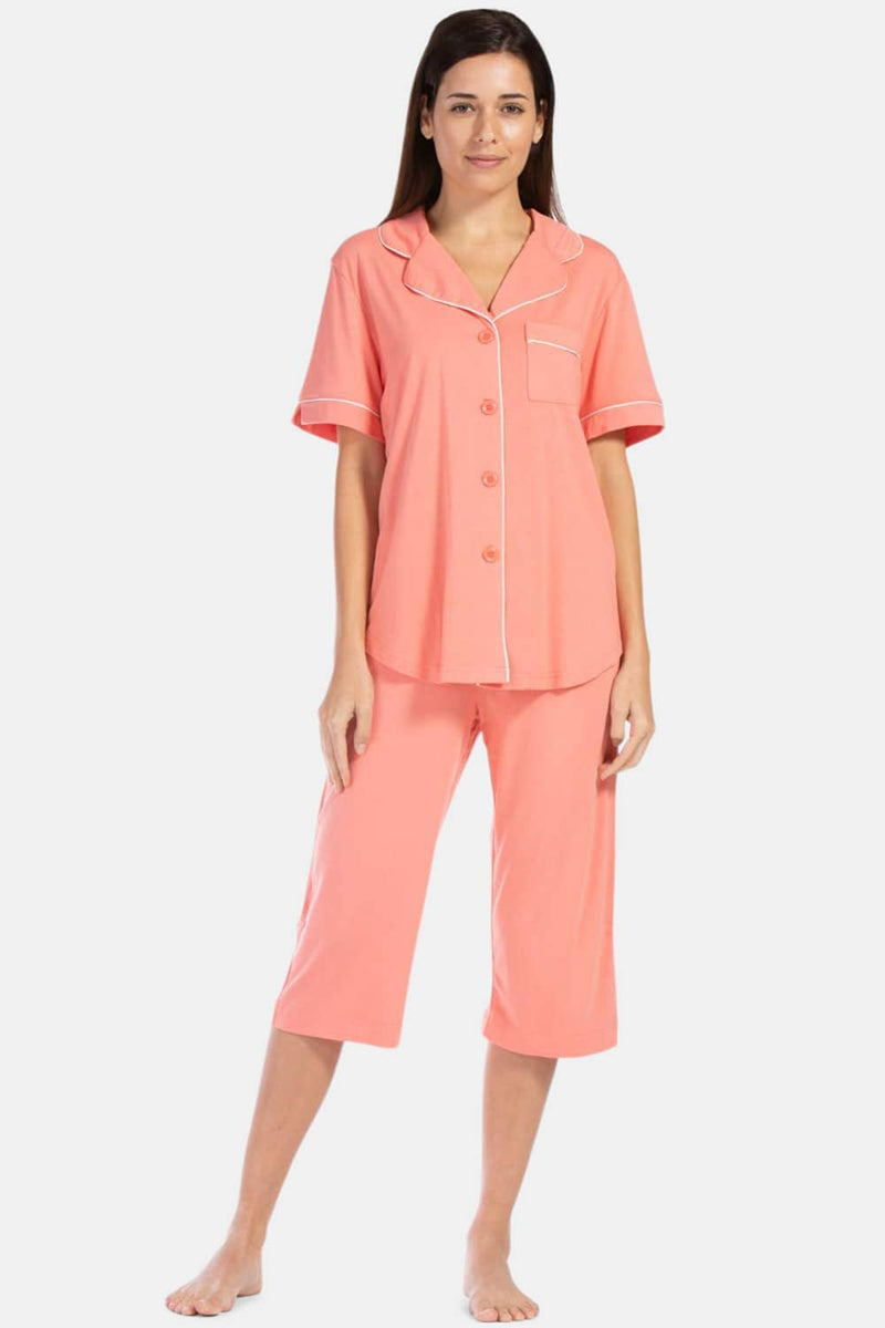 Women's Pajama Sets | Cotton Capri Short Pajama's | Fishers Finery