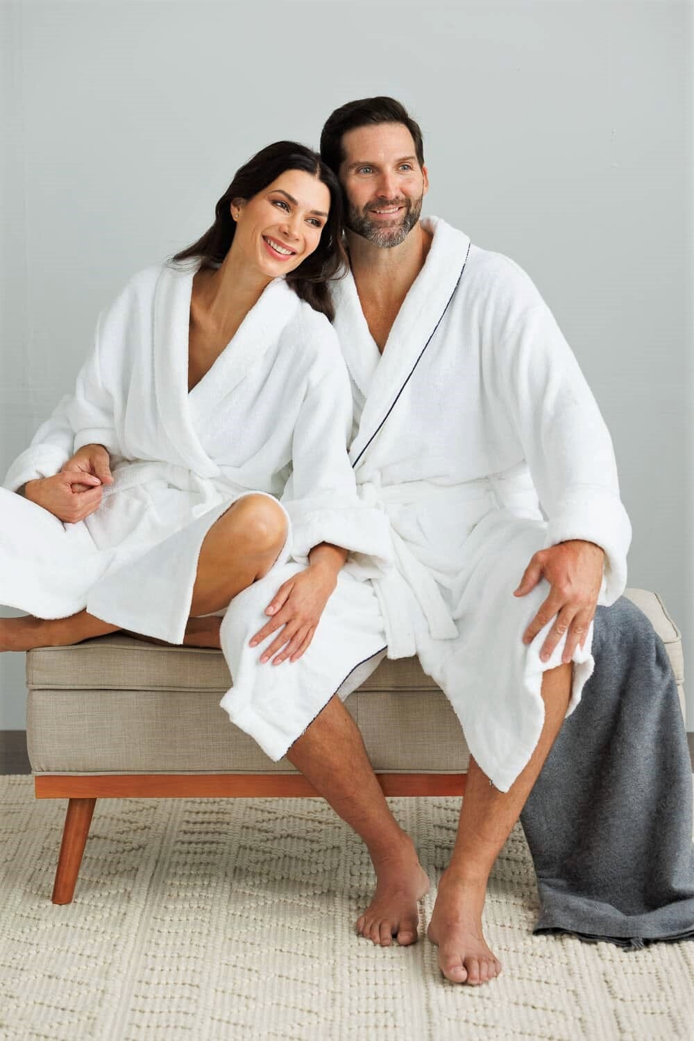 Men's Robes | Mens Terry Cloth Bathrobe | Spa Robe | Fishers Finery